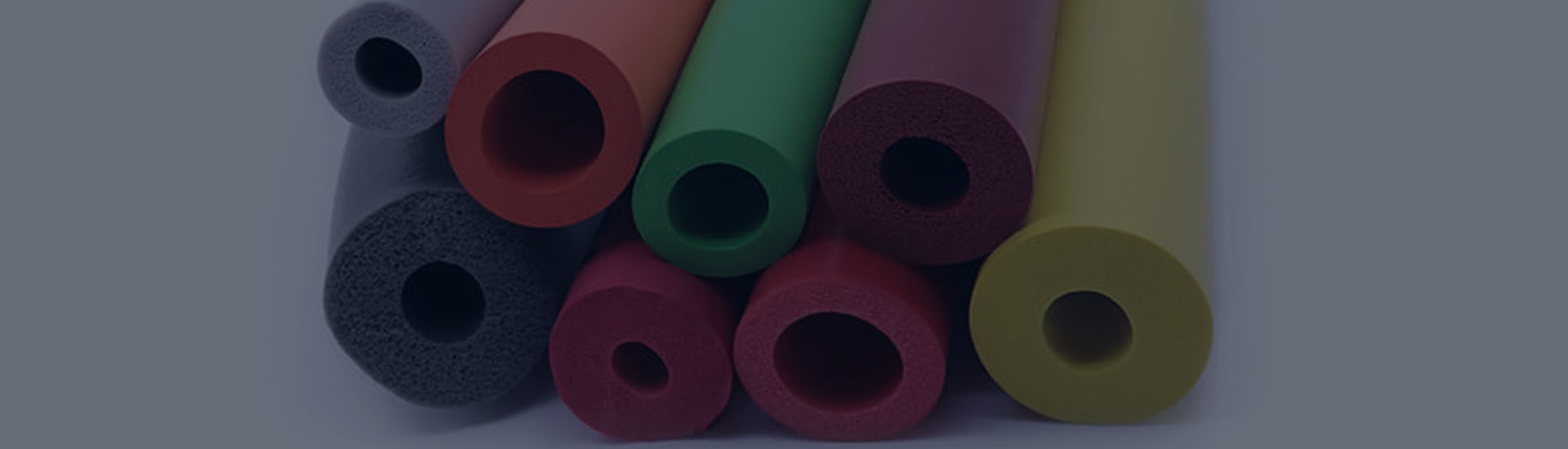 Custom Color Silicone Foam & Sponge Tubing - JE Silicone Company