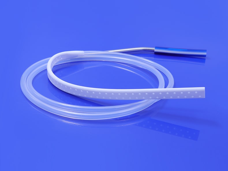 Silicone Flat Perforated Drains